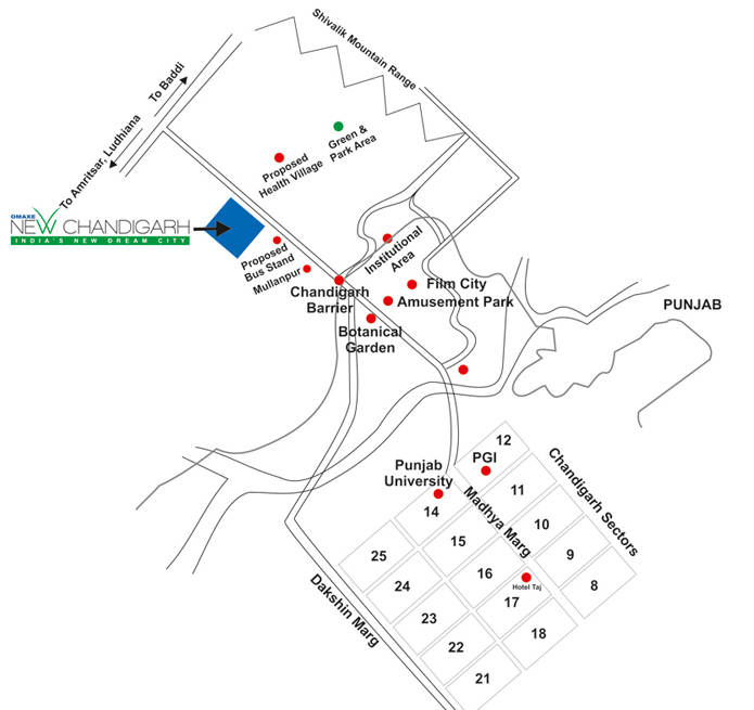 location_map | Mullanpur New Chandigarh Properties